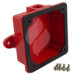 Bell surface mounting Back Box for , to suit 200mm Red Fire Bell - Fire ...