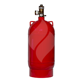 Kidde FM-200 125Lb (56Kg, 50.6 Ltr) round shoulder Fire Suppression ...