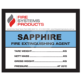 SAPPHIRE, SAPPHIRE REFILL, FM-200, SAPPHIRE RECHARGE, SAPPHIRE FIRE ...